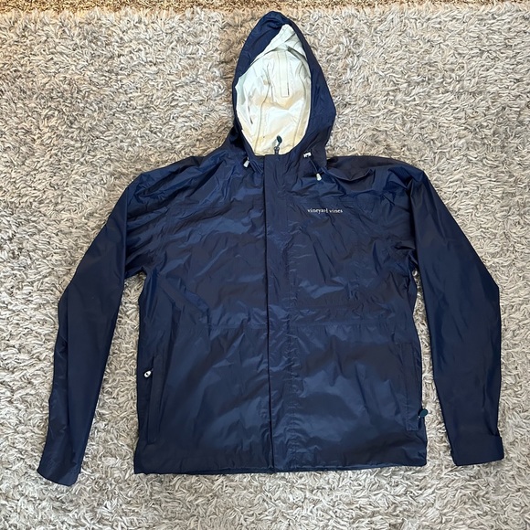 Vineyard Vines | Jackets & Coats | Navy Blue Vineyard Vines Rain Jacket ...